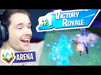 My First Fortnite ARENA WIN! | DanTDM Wiki | Fandom