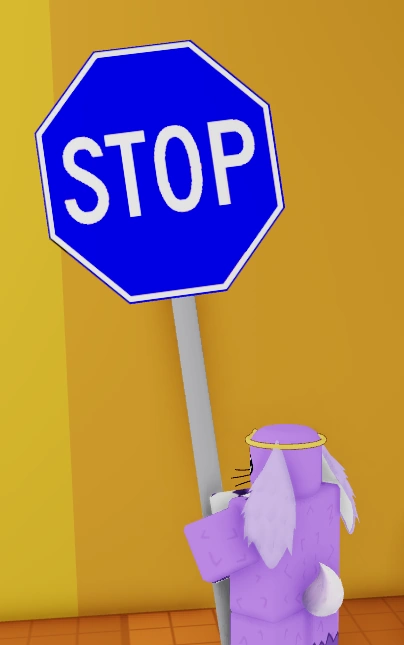 Blue stop sign | Darando Wiki | Fandom