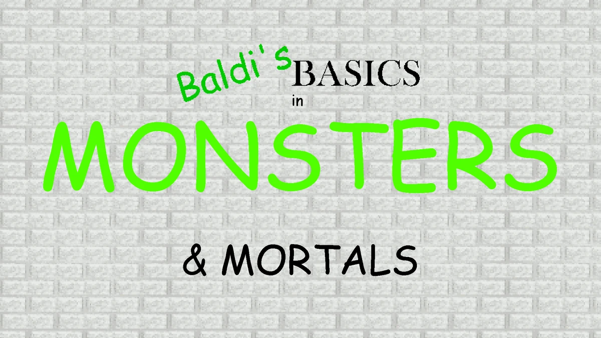 Baldi's Basics Mod for Monsters & Mortals | Dark Deception Mods Wiki ...