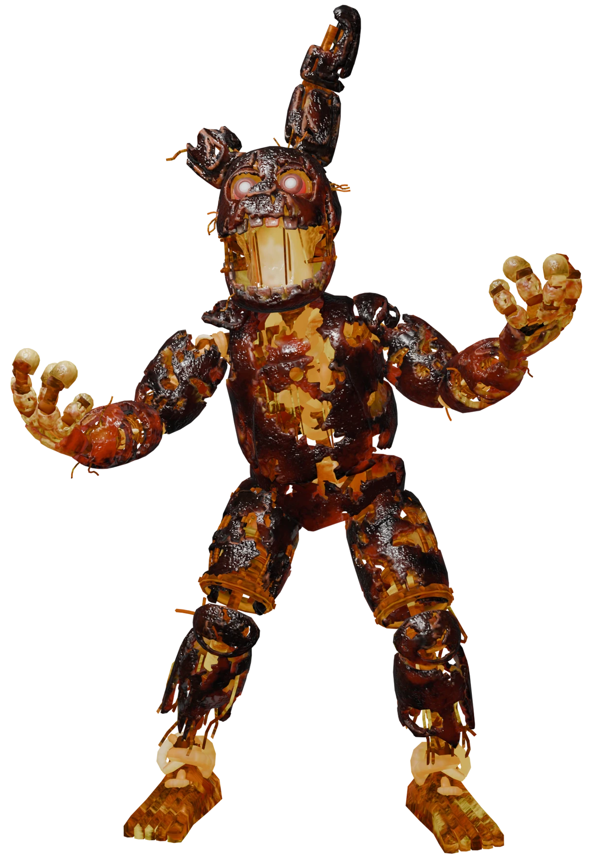 Flaming Springtrap (FNaF Mod) | Dark Deception Mods Wiki | Fandom