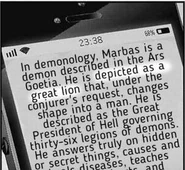 Marbas | Dark Gathering Wiki | Fandom