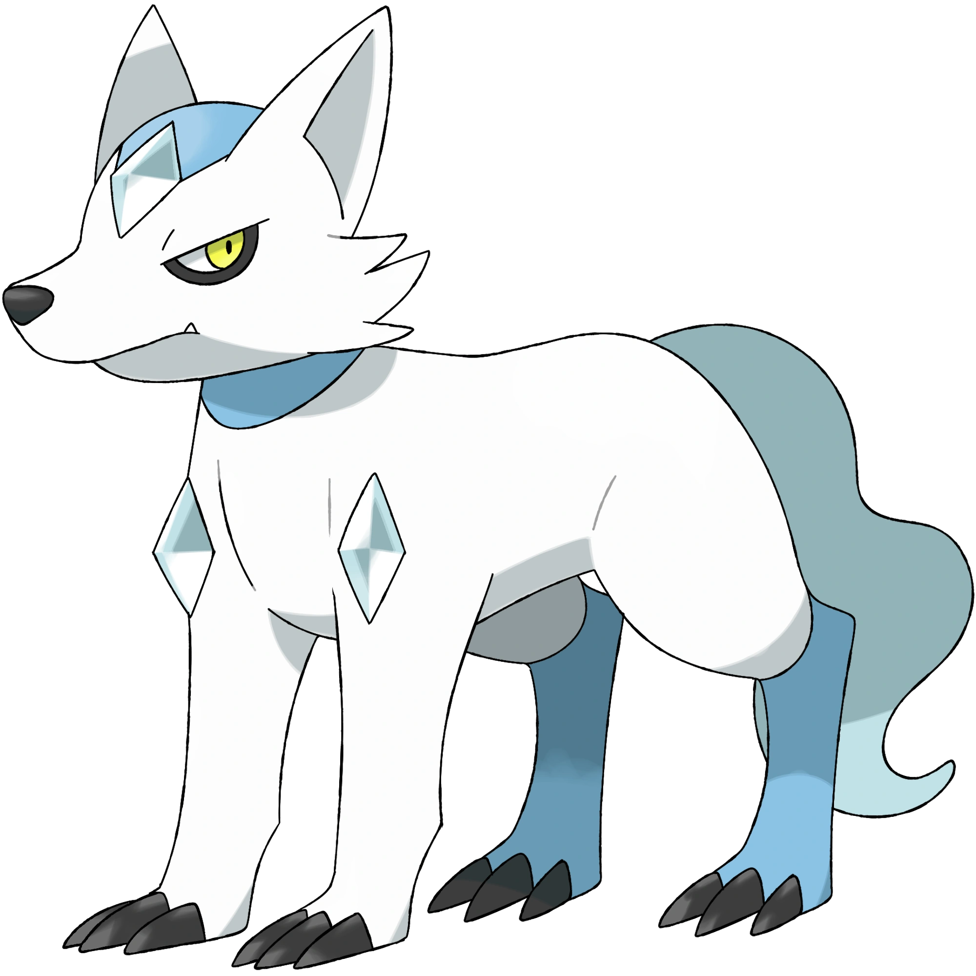 Ice Wolf Pokemon