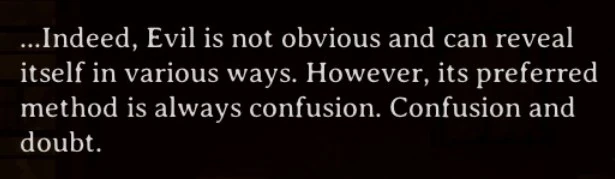 Indeed, Evil is not obvious | Dark Devotion Wiki | Fandom