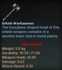 Orkish Warhammer | Darkfall Wiki | Fandom
