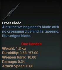 Cross Blade | Darkfall Wiki | Fandom