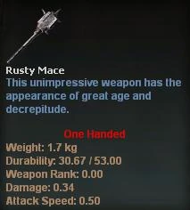 Rusty Mace | Darkfall Wiki | Fandom