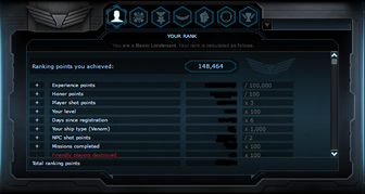 Ranking System | DarkOrbit | Fandom