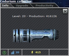 Endurium Collector | DarkOrbit | Fandom