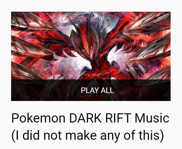 Dark Rift Credits | Pokemon Dark Rift Wikia | Fandom