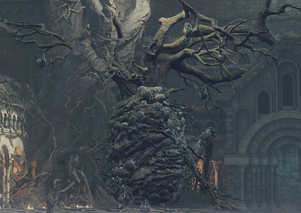 Toczony przez klątwę drzewiec | Dark Souls Wiki | Fandom