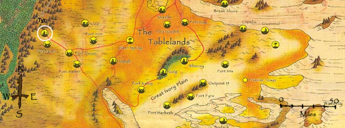 Windbreak Mountains | Dark Sun Wiki | Fandom