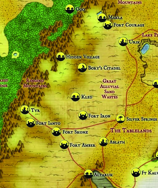 Tyr Region | Dark Sun Wiki | Fandom