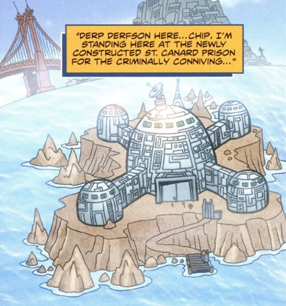 St. Canard Maximum Security Prison for the Criminally Crafty | Darkwing ...