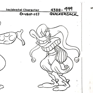 dark wing duck coloring pages