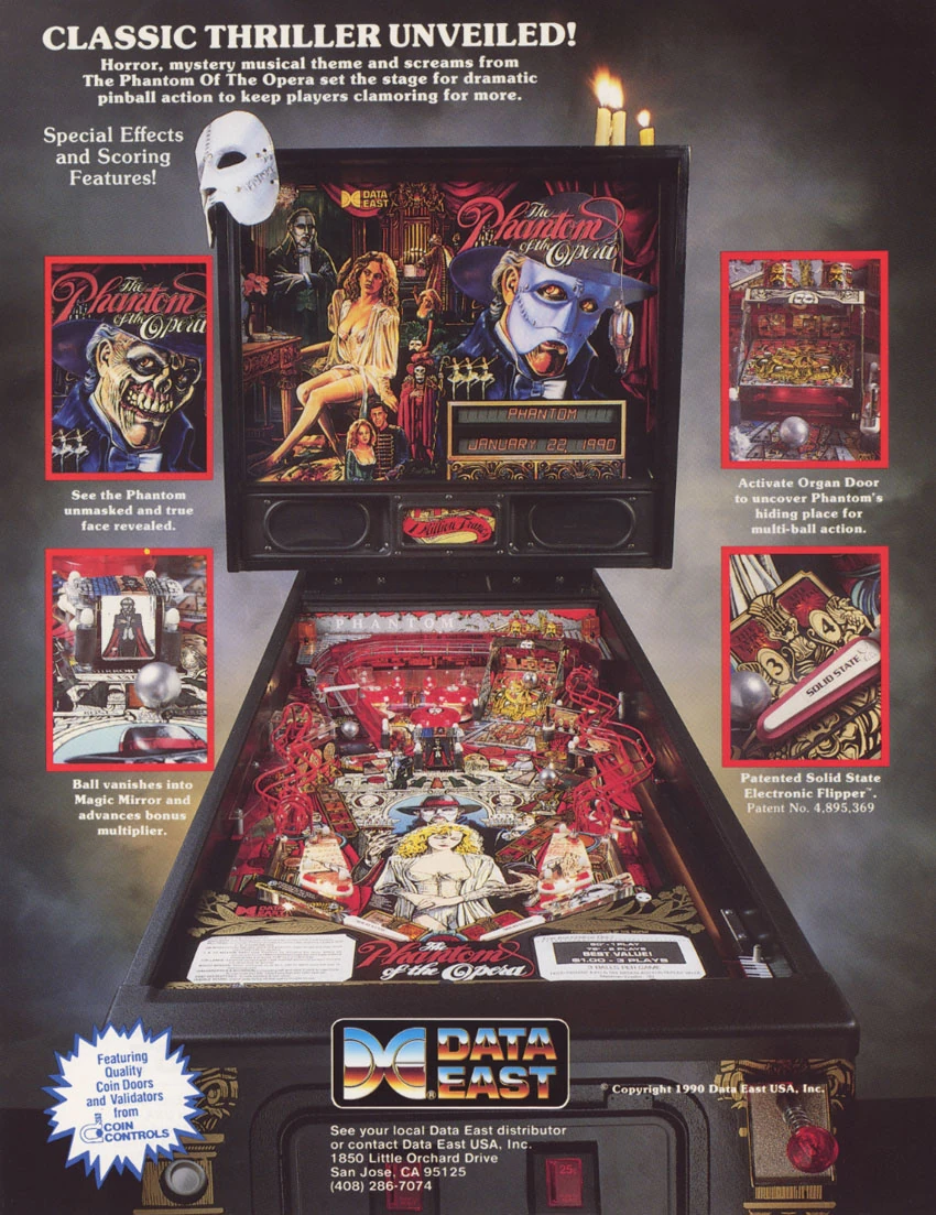 Phantom of the Opera | Data East Wiki | Fandom