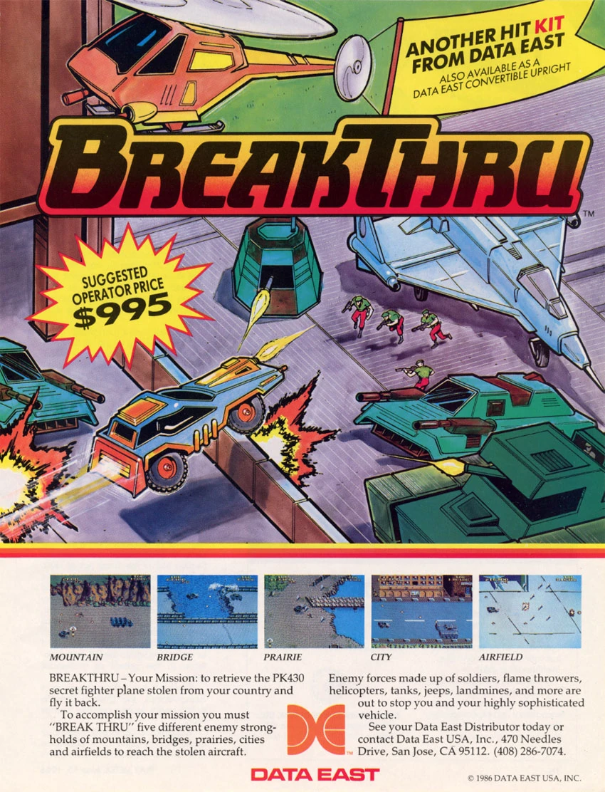 BreakThru | Data East Wiki | Fandom