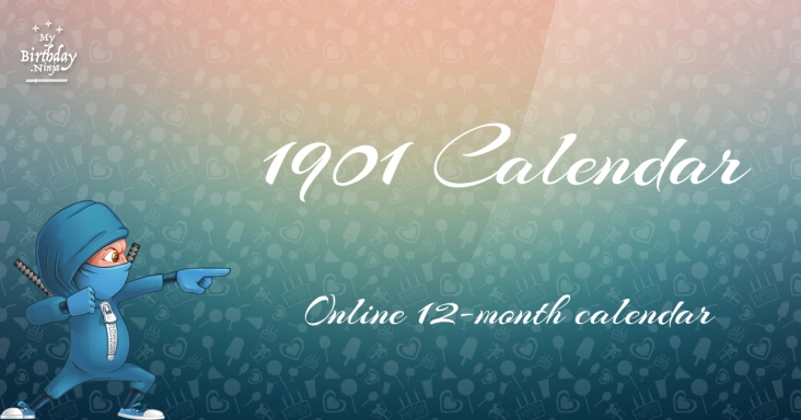 1901 Calendar | Date Fanon World Wiki | Fandom