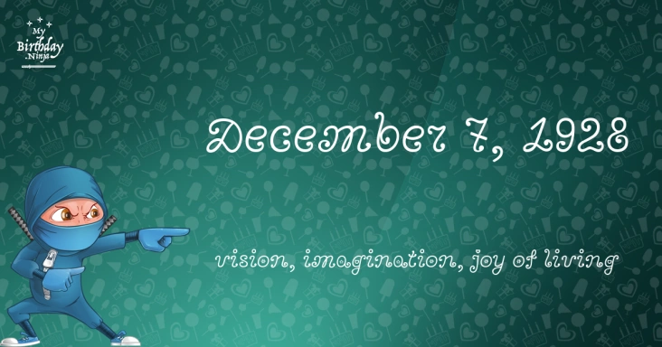 December 7, 1928 | Date Mania Wiki | Fandom