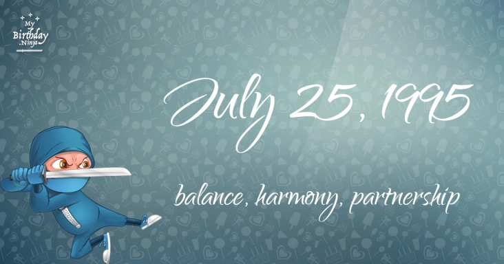 July 25, 1995 | Date Mania Wiki | Fandom