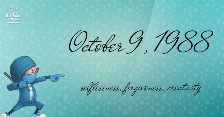 October 9, 1988 | Date Mania Wiki | Fandom