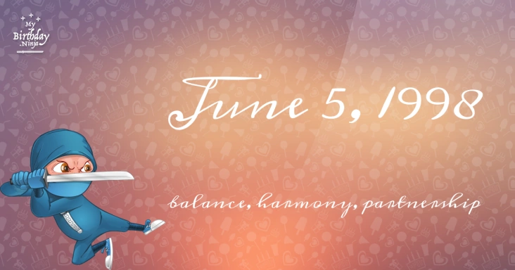 June 5, 1998 | Date Mania Wiki | Fandom