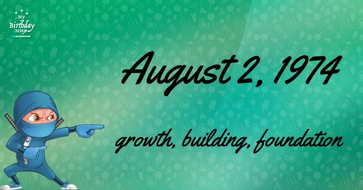 August 2, 1974 | Date Mania Wiki | Fandom