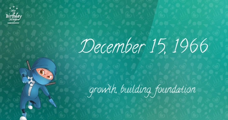 December 15, 1966 | Date Mania Wiki | Fandom