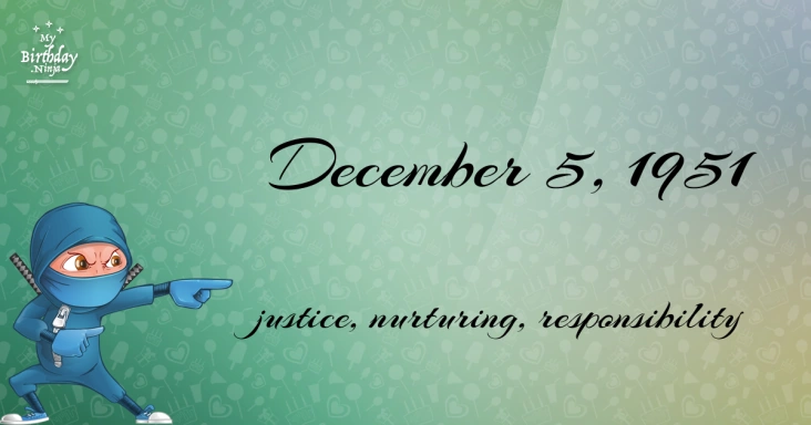 December 5, 1951 | Date Mania Wiki | Fandom