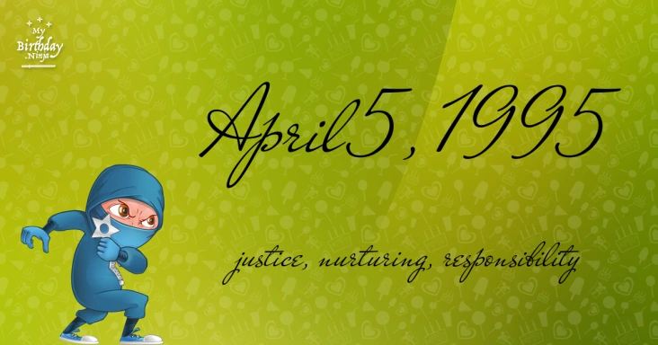 April 5, 1995 | Date Mania Wiki | Fandom