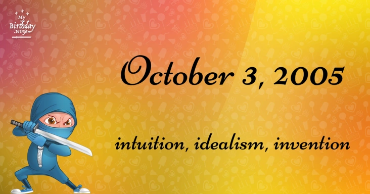 October 3, 2005 | Date Mania Wiki | Fandom