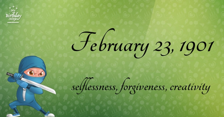 February 23, 1901 | Date Mania Wiki | Fandom