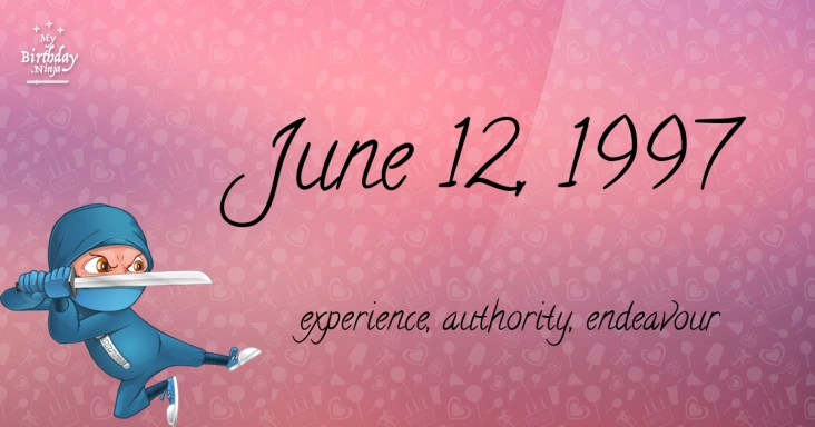 June 12, 1997 | Date Mania Wiki | Fandom