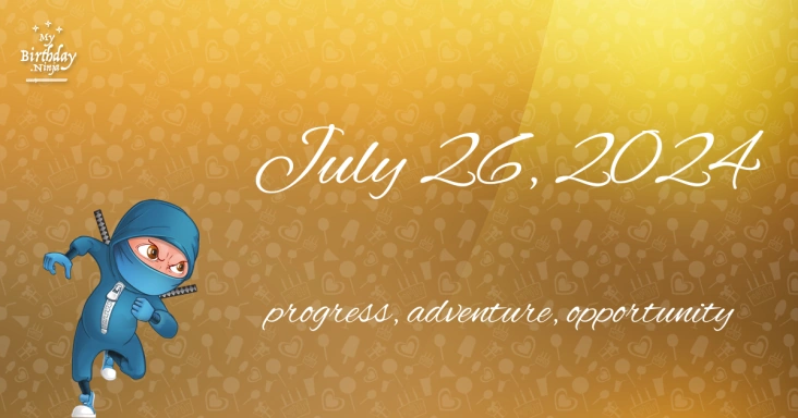 July 26, 2024 | Date Mania Wiki | Fandom