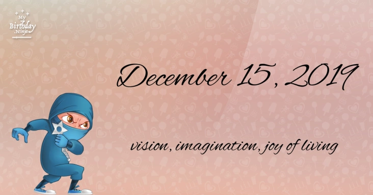 December 15, 2019 | Date Mania Wiki | Fandom