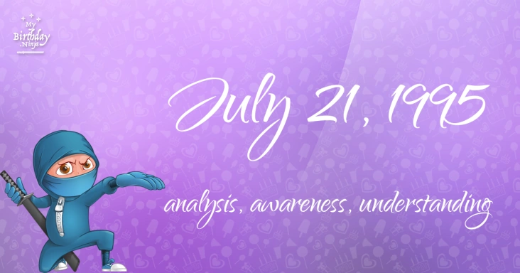 July 21, 1995 | Date Mania Wiki | Fandom