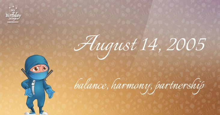 August 14, 2005 | Date Mania Wiki | Fandom