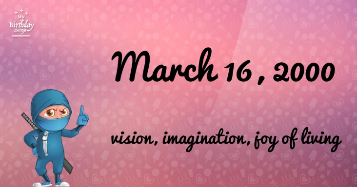 March 16, 2000 | Date Mania Wiki | Fandom