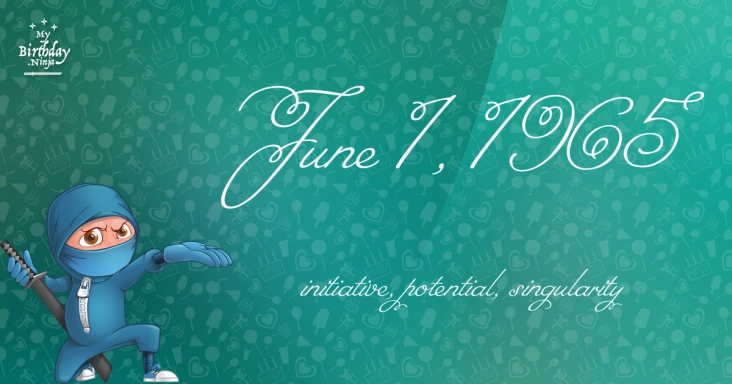 June 1, 1965 | Date Mania Wiki | Fandom