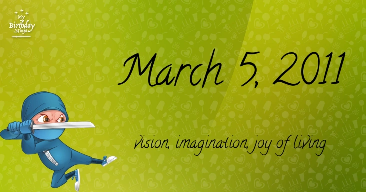 March 5, 2011 | Date Mania Wiki | Fandom