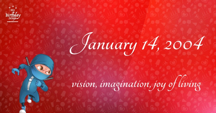 January 14, 2004 | Date Mania Wiki | Fandom