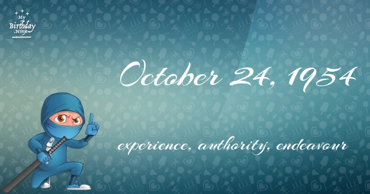 October 24, 1954 | Date Mania Wiki | Fandom