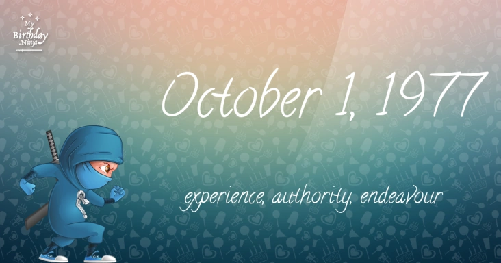 October 1, 1977 | Date Mania Wiki | Fandom