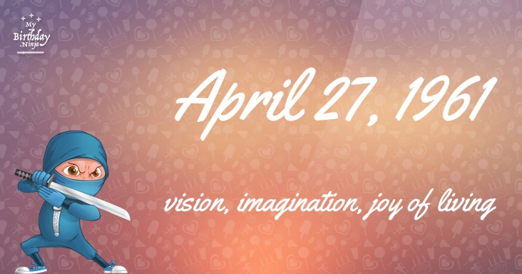 April 27, 1961 | Date Mania Wiki | Fandom