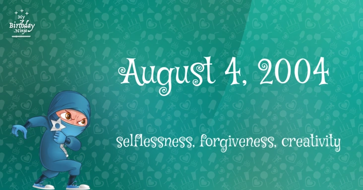 August 4, 2004 | Date Mania Wiki | Fandom