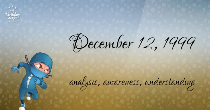 December 12, 1999 | Date Mania Wiki | Fandom