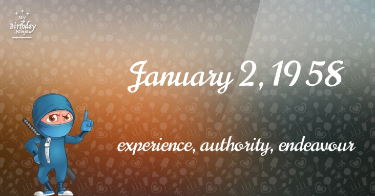 January 2, 1958 | Date Mania Wiki | Fandom