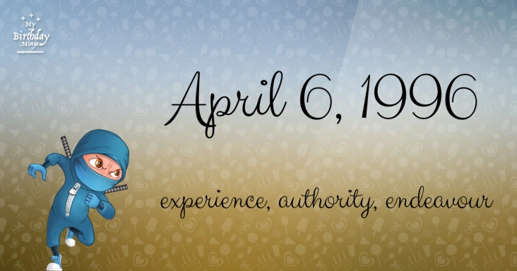 April 6, 1996 | Date Mania Wiki | Fandom