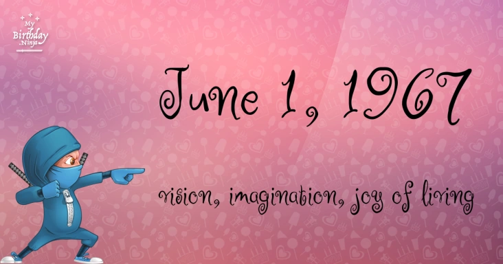 June 1, 1967 | Date Mania Wiki | Fandom