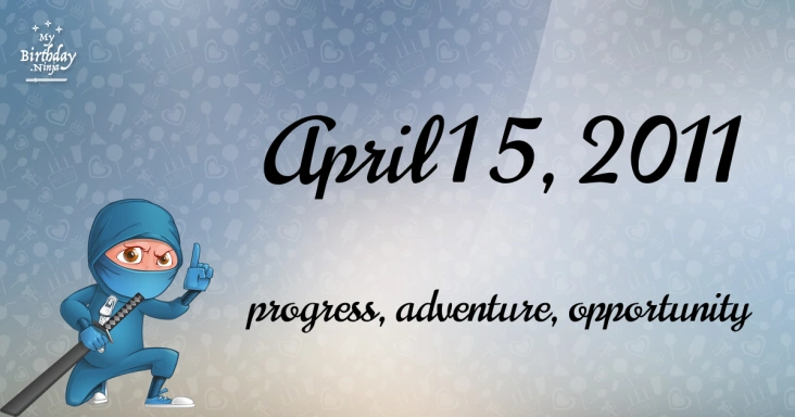 April 15, 2011 | Date Mania Wiki | Fandom
