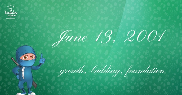 June 13, 2001 | Date Mania Wiki | Fandom